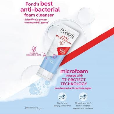 Ponds Anti Bacterial Facial Foam 100g - Junayna